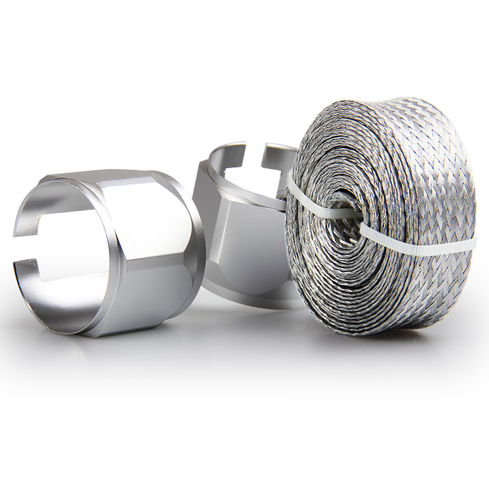 Flex Braid Steel Braided Radiator Heater Hose Line Wire Cover Sleeve ...