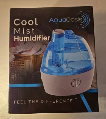 NEW Aqua Oasis, Cool Mist Humidifier 2.2L WATER Tank Dry Air Relief ...