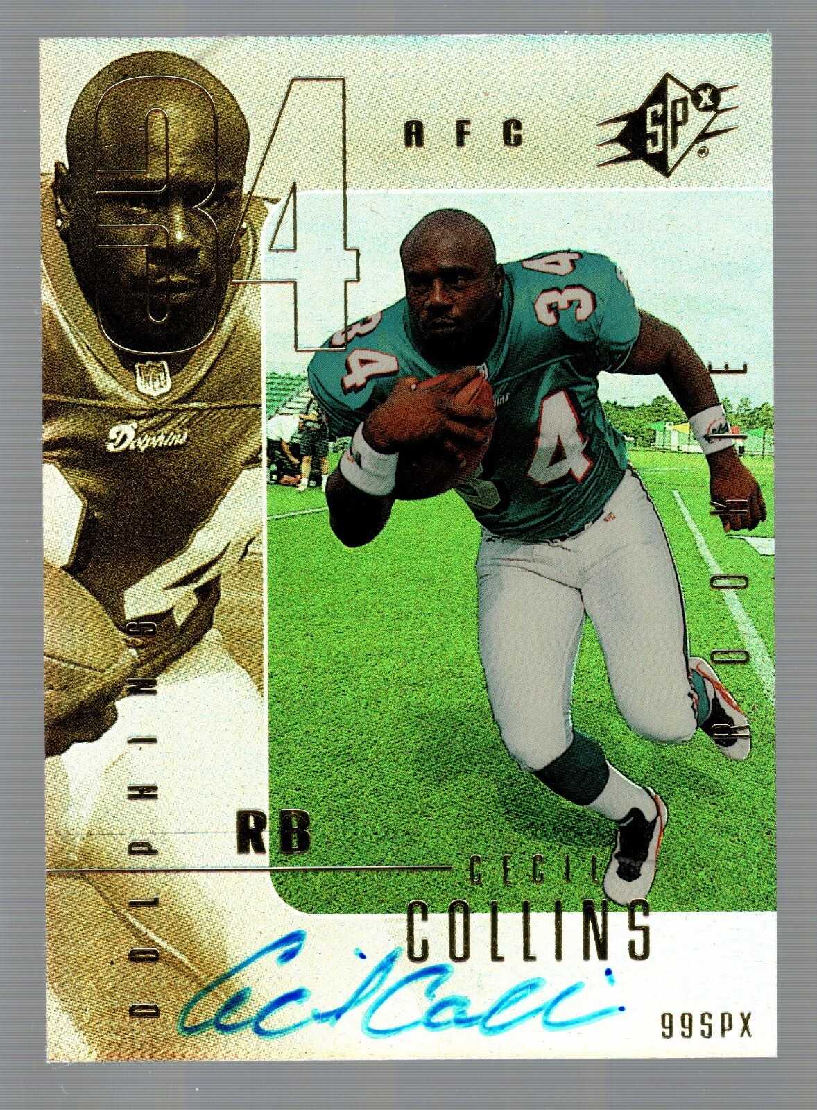 1999 SPx Autograph #114 Cecil Collins RC 418/1999 | eBay