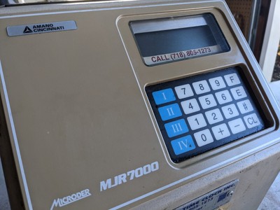 Time Clocks - Mjr 7000