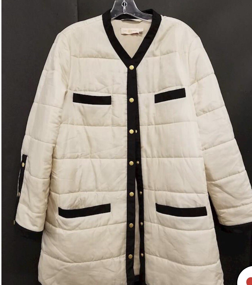 Tory Burch Silk Puffer Jacket - Gem