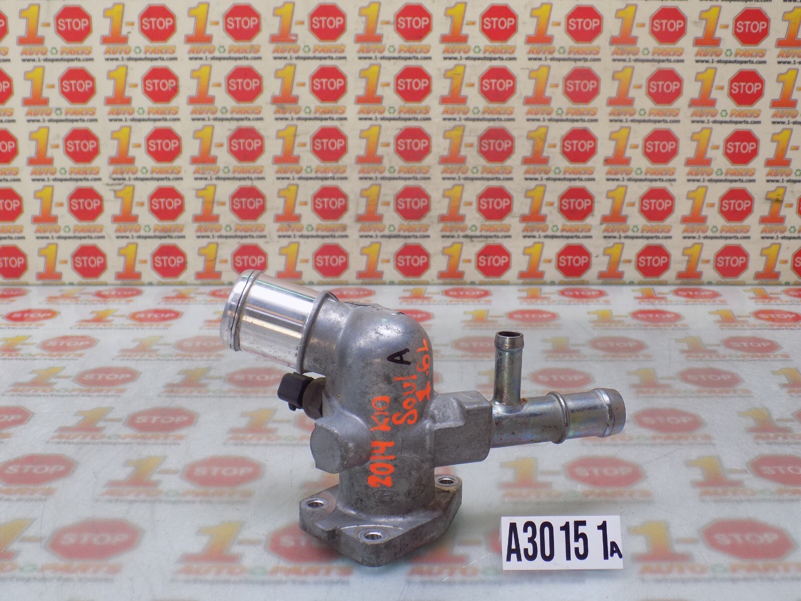 2012-2019 KIA SOUL 1.6L ENGINE COOLANT WATER OUTLET THERMOSTAT ...