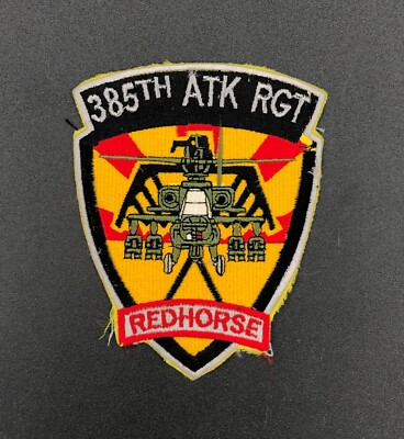 385th ATK RGT Apache Red Horse Army Aviation Patch OIF OEF | eBay