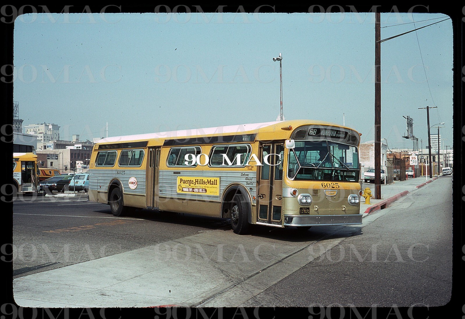 SCRTD-RTD FLXIBLE BUS #6025. Los Angeles (CA). Original Slide 1976. | eBay