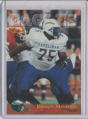 1996 Classic NFL Rookies #91 Jermane Mayberry Philadelphia Eagles | eBay