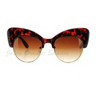 Super Bolded Top Cat Eye Sunglasses Women's Runway Fashion | eBay