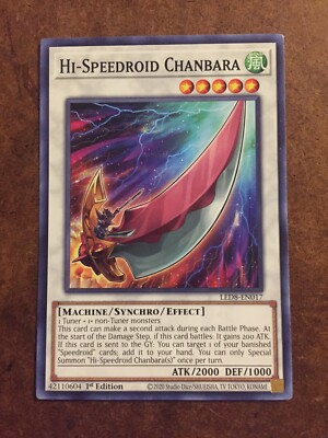 Hi-Speedroid Chanbara LED8-EN017 Yugioh Trading Card | eBay
