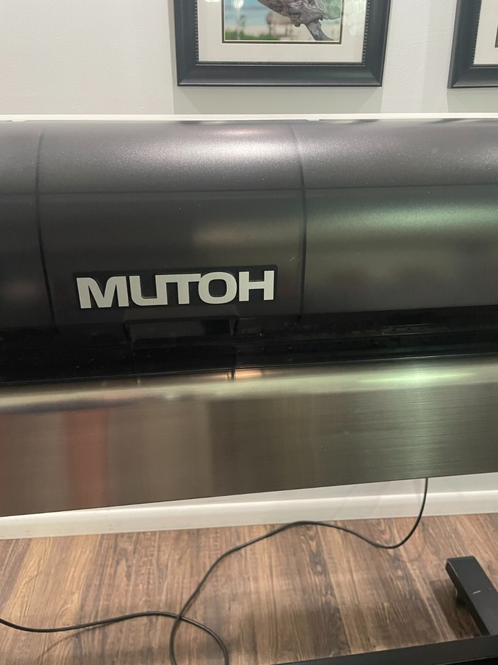 MUTOH RJ-900X 42" DYE SUBLIMATION PRINTER For Part Only $600 | eBay