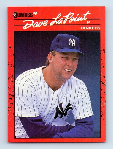 1990 Donruss Dave LaPoint New York Yankees #72 | eBay
