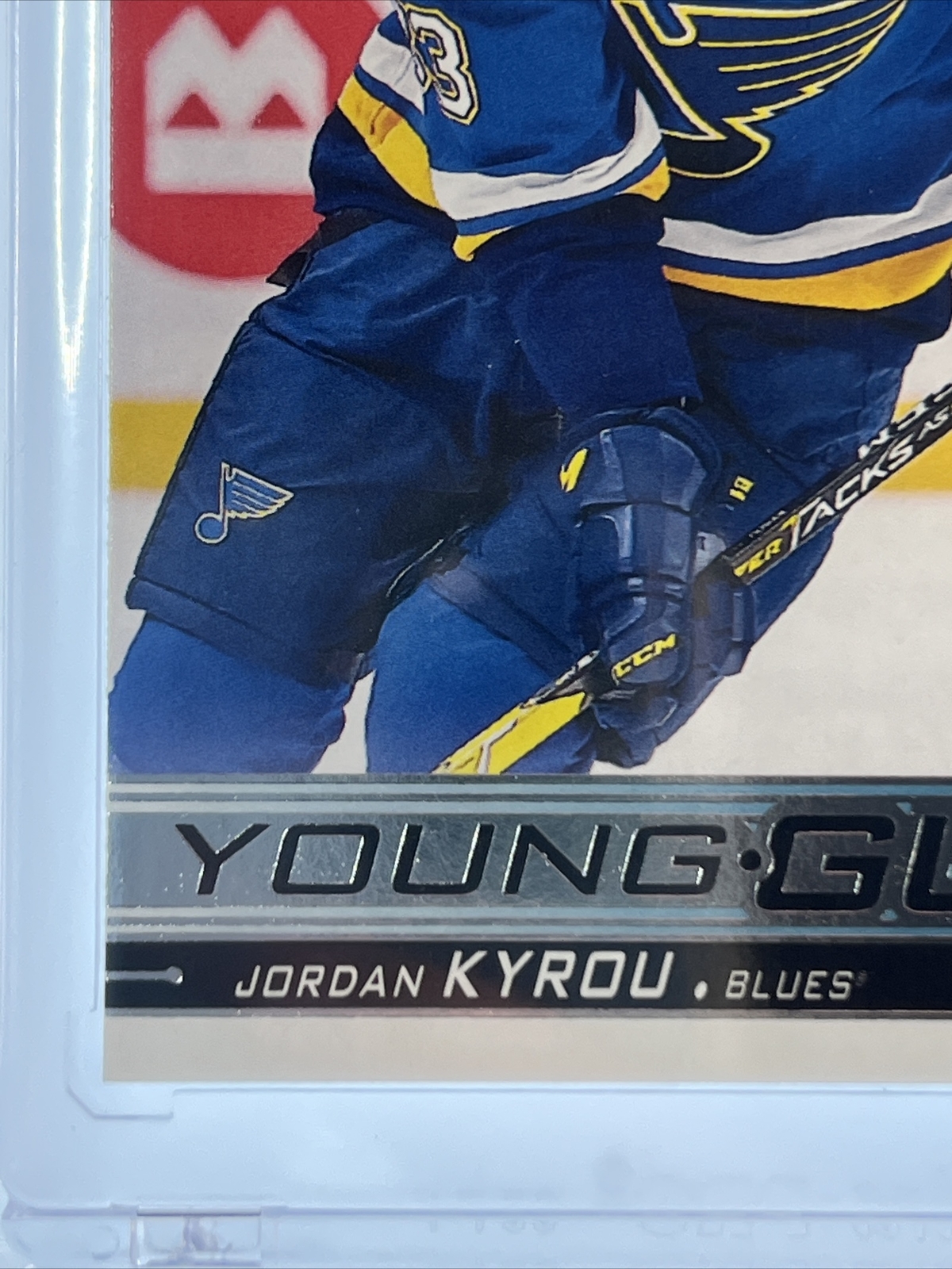 2018-19 Jordan Kyrou Upper Deck Young Guns #241 Rookie RC St. Louis ...