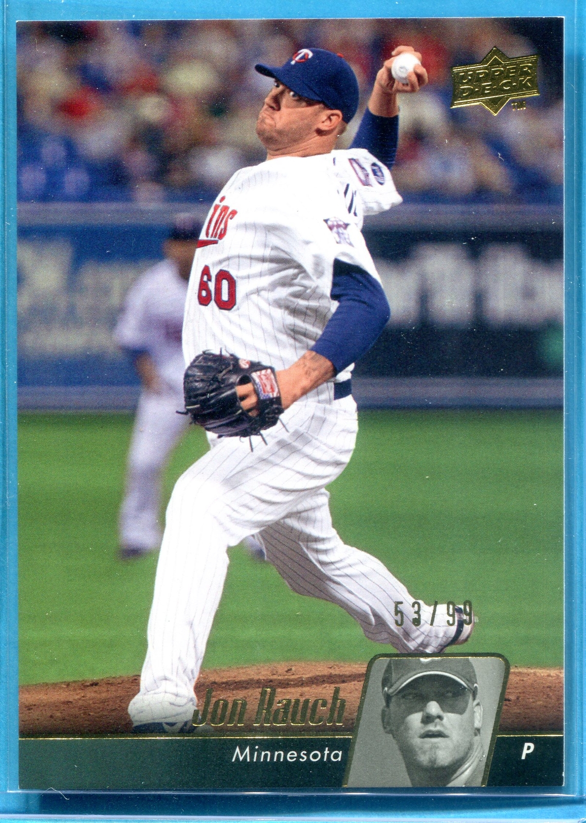 JON RAUCH ~ 2010 Upper Deck Baseball Gold Card #322 (#53/99) | eBay