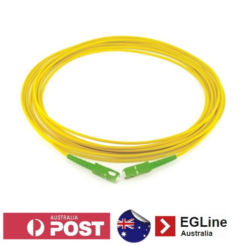 SC / APC - SC / APC Singlemode Fibre Optic Patch Lead (Simplex) NBN DPU ...