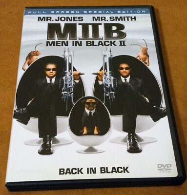Men in Black II (DVD, 2002 Columbia Pictures). 2 Discs. W/ Inserts ...