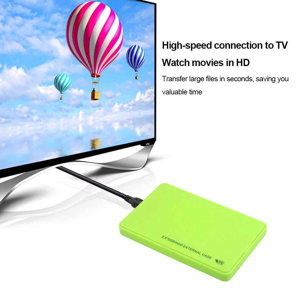 2.5 Inch HDD/SSD Case 480Mbps HDD SSD Enclosure for Laptop Tablet ...