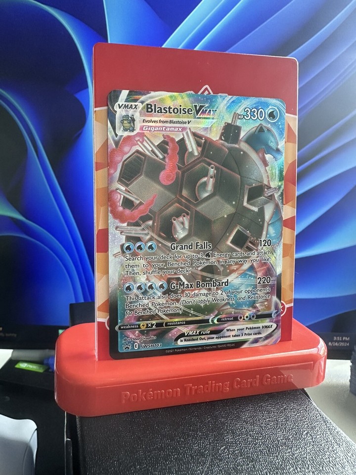 Pokémon TCG Blastoise VMAX Sword & Shield SWSH103 Holo Promo Promo | eBay