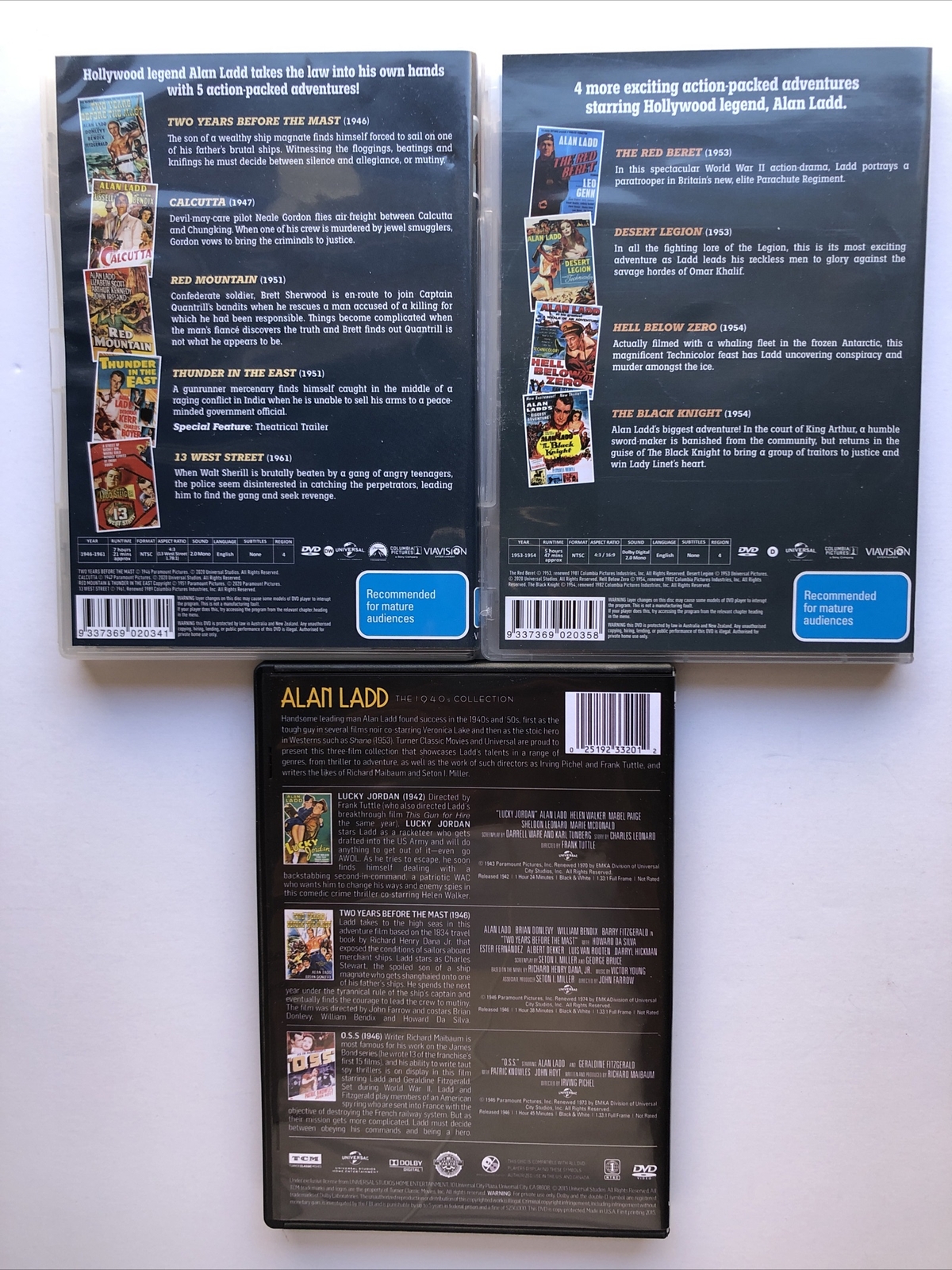 The Alan Ladd Collection, Volume One (DVD) for sale online | eBay