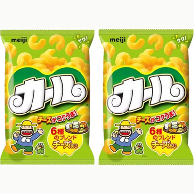 Meiji Curl Cheese Flavor 64g ×2 Bags – Corn Puff Snack - Tokyo Sakura ...