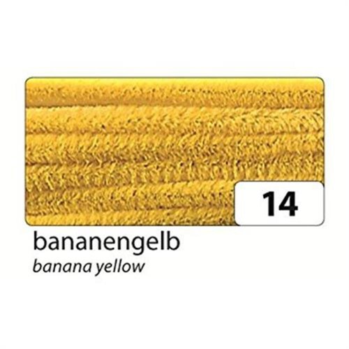 Max Bringmann - Folia 77814- Chenilledraht, 10 Stück Bananengelb, 50cm ...