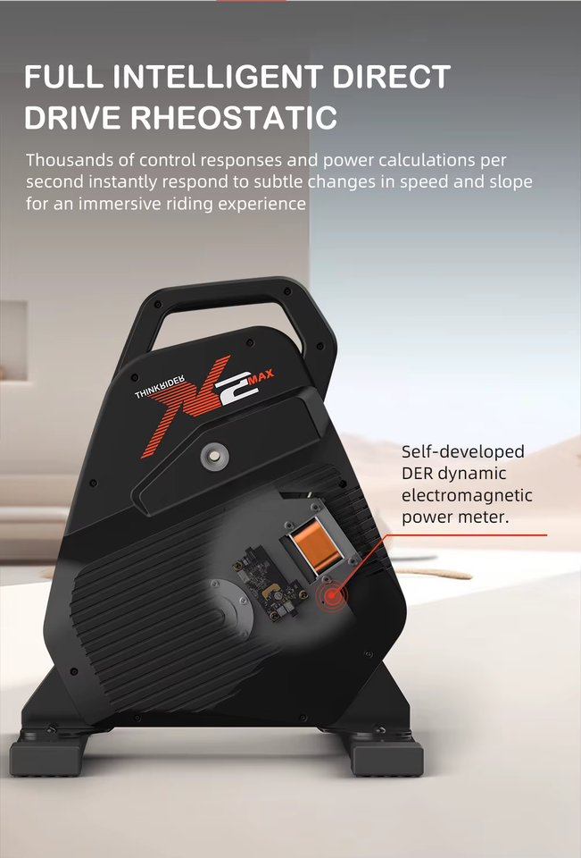 Thinkrider X2 Max Smart Bike Trainer Direct Drive Home Cycle Zwift ANT ...