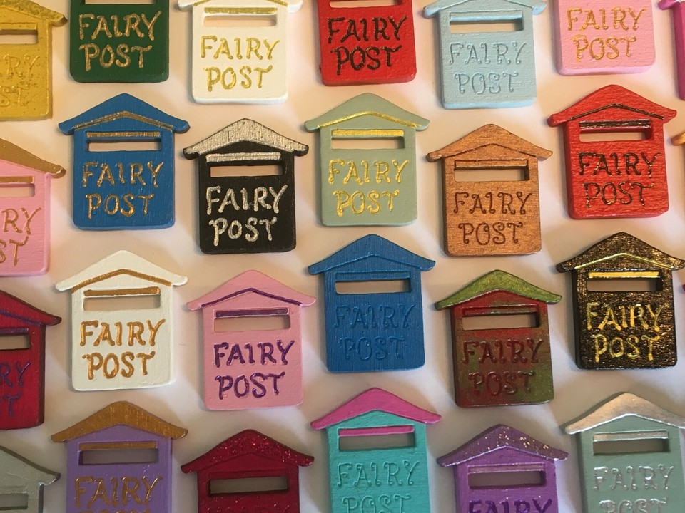 Wooden Fairy Post Postbox - Fairy Door Accessory - Fairy Garden | eBay UK