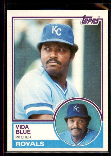 1983 Topps Vida Blue #570 Kansas City Royals | eBay