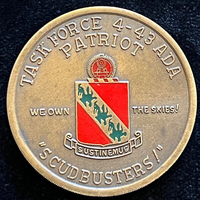 4th Battalion 43rd Air Defense Artillery ADA Patriot Scudbusters ...