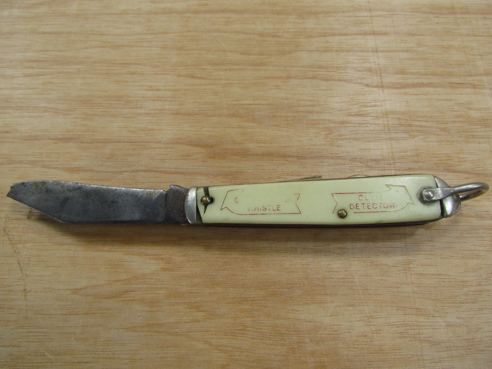 Antique Vintage Dick Tracy and Junior Pocket Folding Knife 5.5" Glow in ...