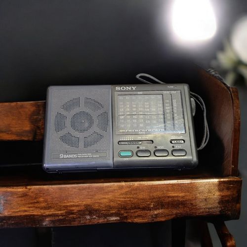 Sony ICF-SW 15 AM FM Portable Radio Vintage Analog Tuner Compact Japan ...