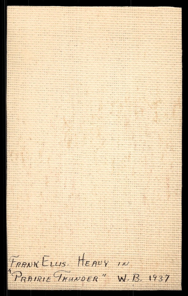 1920s-30s Arcade Style Card Western #445 Frank Ellis "Prairie Thunder ...