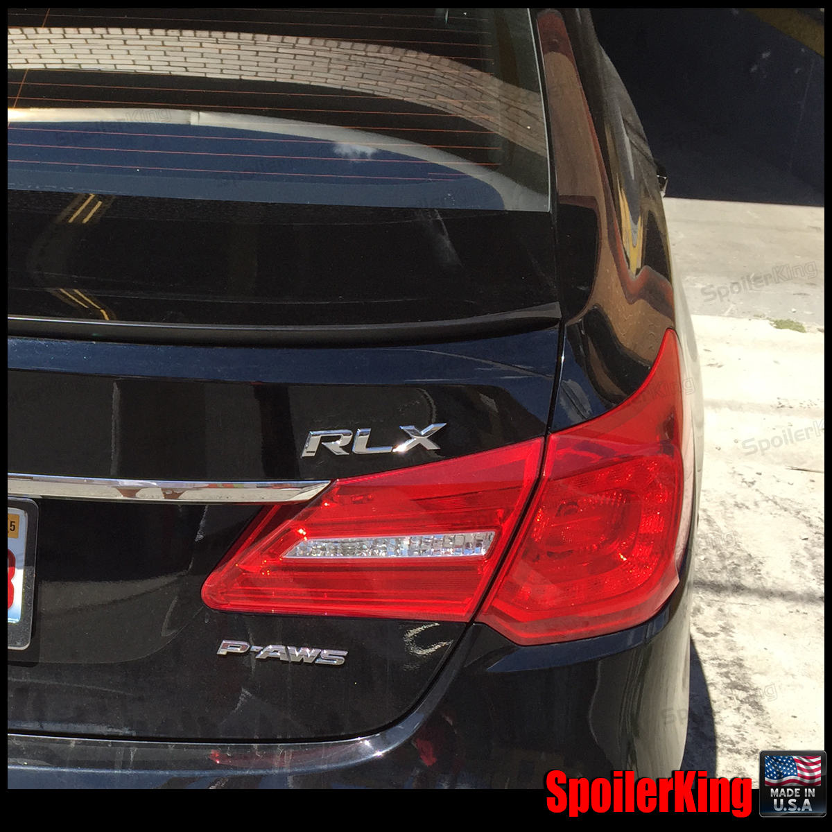 (244L) Rear Trunk Lip Spoiler Wing boot (Fits: Acura RLX 2014-2020 ...