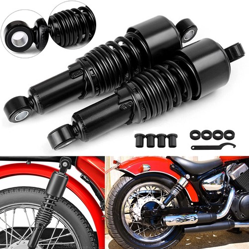 10.5" Rear Absorber Shocks Pair Lowering For 91-17 Harley Dyna Wide ...