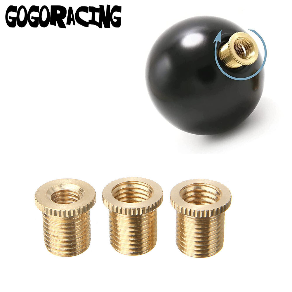 3PCS Gear Shift Knob Thread Adapter Nut Insert Kit M10x1.25 M10x1.5 ...