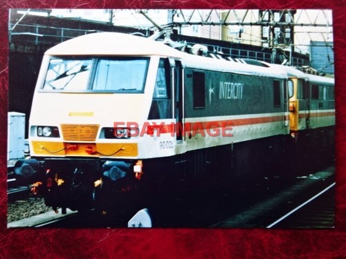 PHOTO CLASS 90 LOCO NO 90025 INTERCITY LIVERY AT EUSTON 1989 | eBay