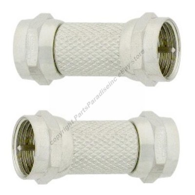 TV Male~M Gender Changer/Joiner/Barrel/Coupler,Short F Coax cable ...