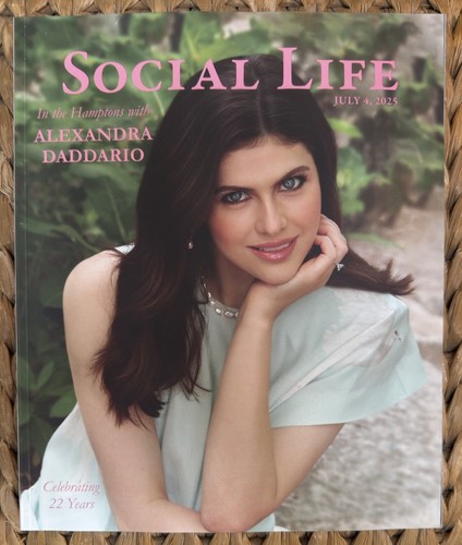 Social Life Magazine July 2025 Alexandra Daddario New | eBay