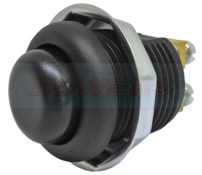 Durite 0-485-00 Momentary Push Button Switch Black 12.5A Rated At 12v ...