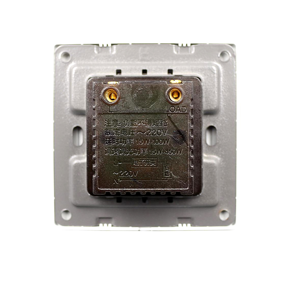 10A 220V Adjustment Incandescent Lamp Control Switch Wall Button Dimmer ...