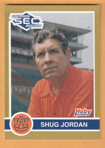 Ralph Shug Jordan Auburn Tigers 1991 SEC Hoby #47 | eBay