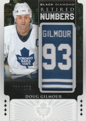 2015-16 Black Diamond Retired Numbers #RNDG Doug Gilmour/103 | eBay