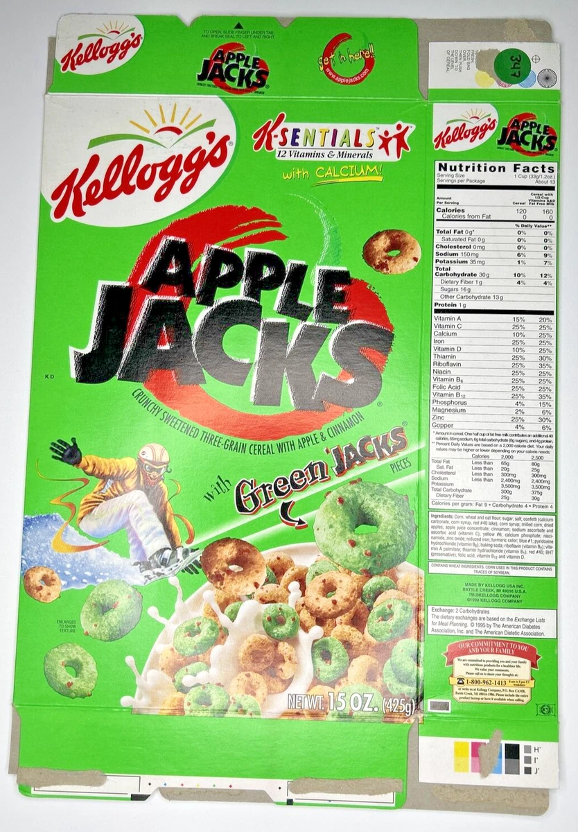 Apple Jacks Cereal In Green