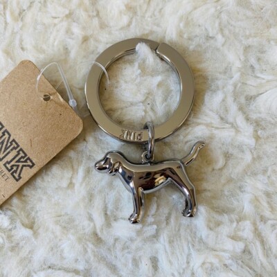 Victoria's Secret Metal Dog Keychain Charm | eBay