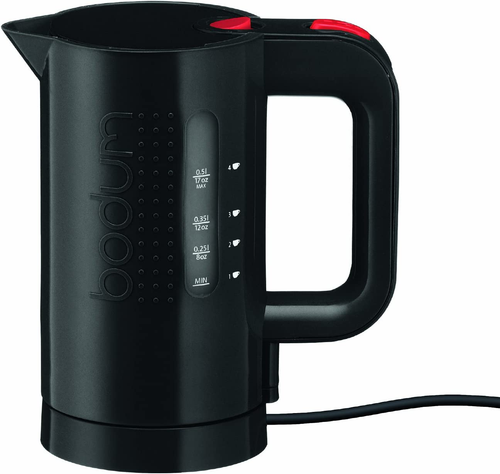 17Oz Bistro Electric Water Kettle for Coffee & Tea, Bpa-Free Plastic ...