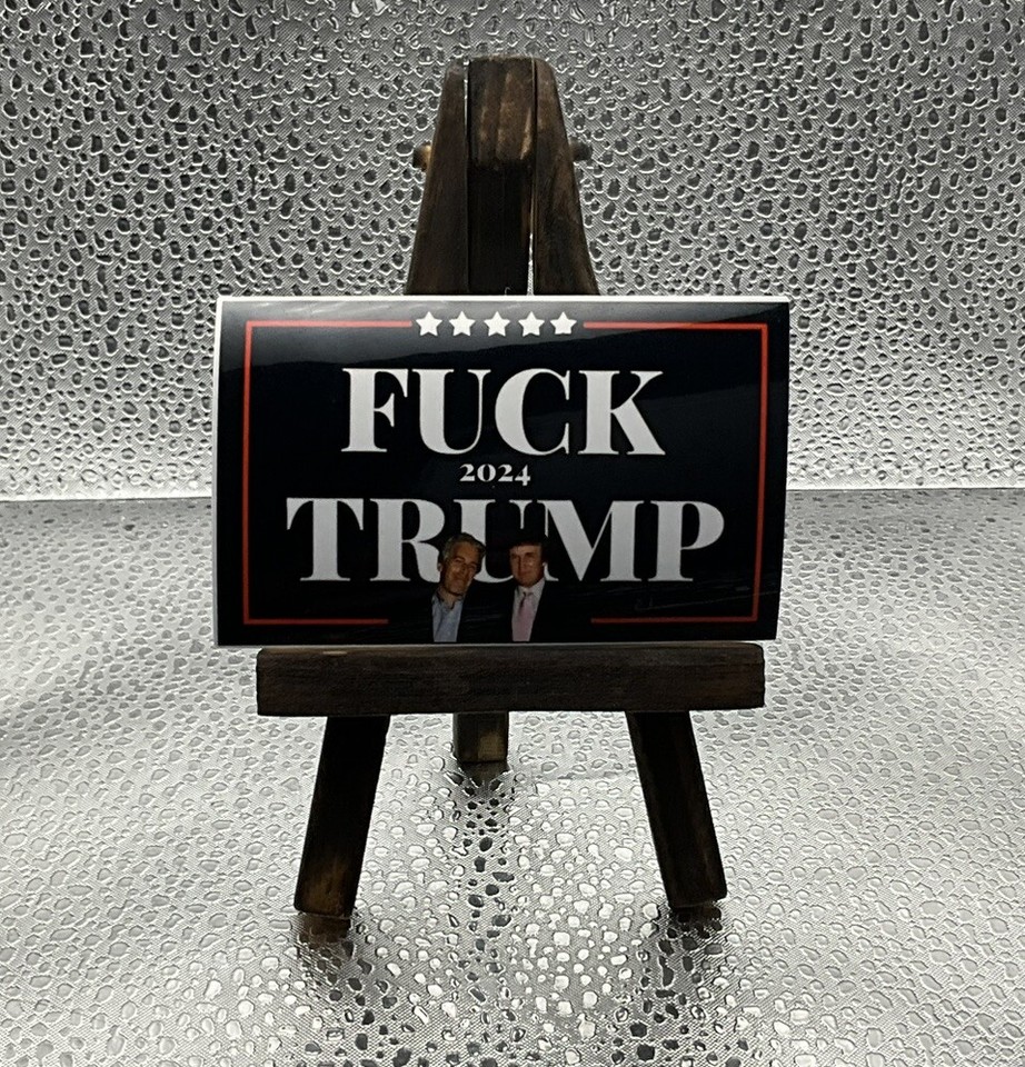 ANTI TRUMP F TRUMP Vinyl Sticker Car Bumper Vinyl Decal | eBay