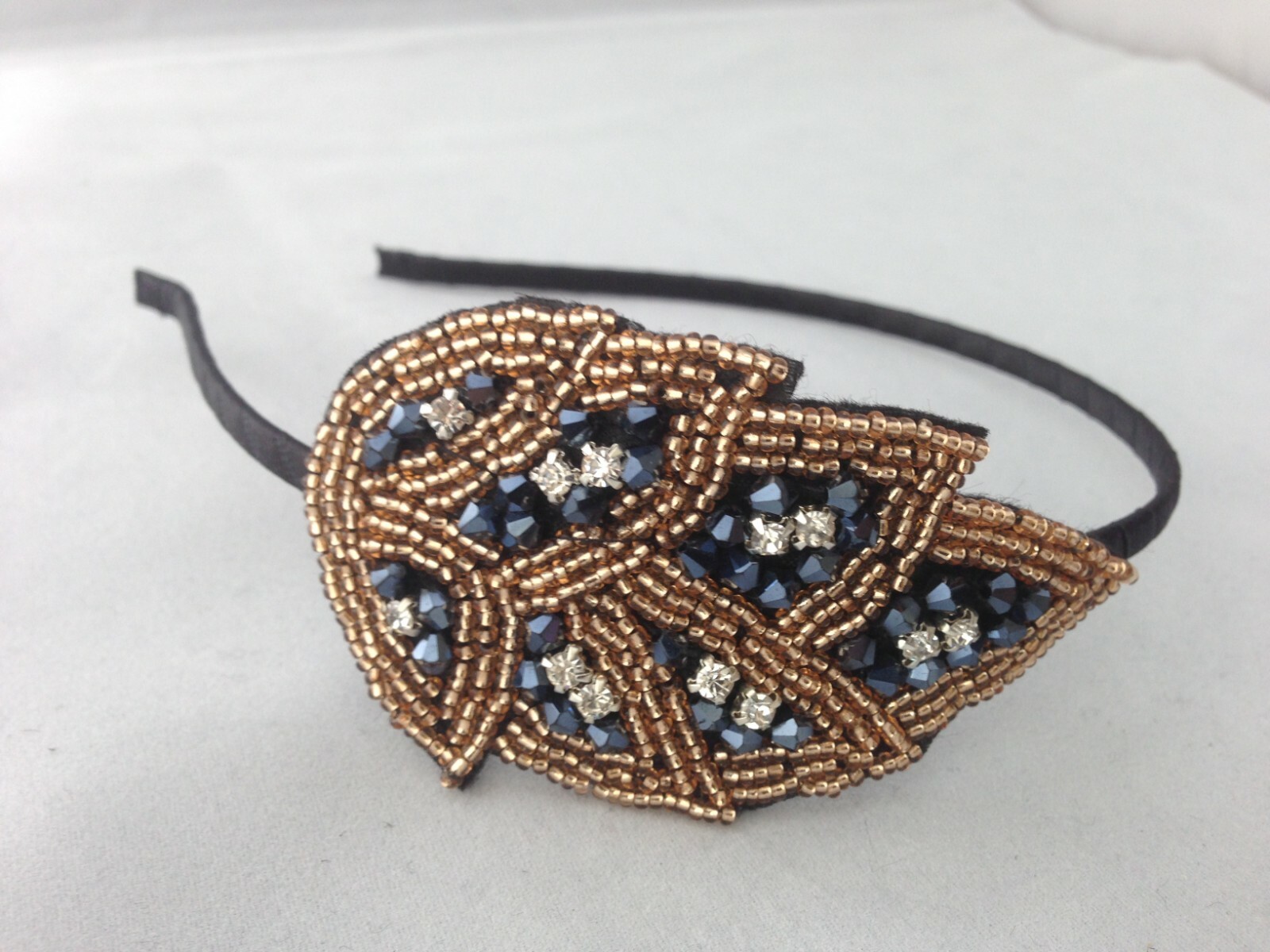 Vintage Beaded Head Piece Headband Bridal Flapper Great Gatsby Prom | eBay