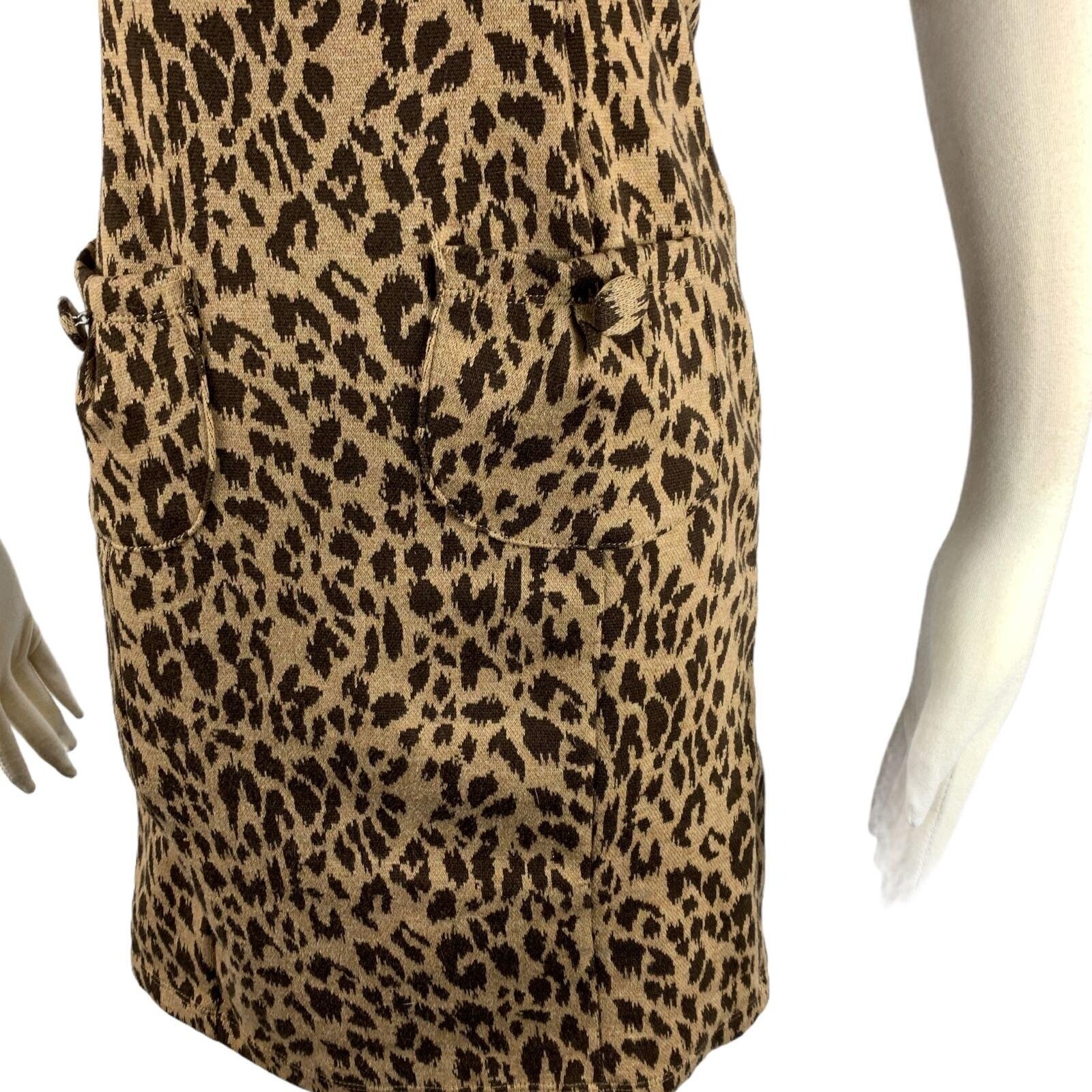 Twentyone Medium Dress Bodycon Cheetah Sexy Fitted Animal Print Stretch ...