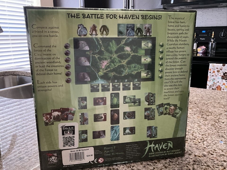 Haven Board Game By Red Raven Games, Barnes & Noble Exclusive, New ...