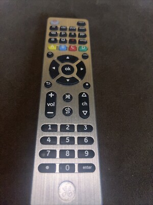 General Electric 33709 4 Device Universal Remote Control - Silver ...