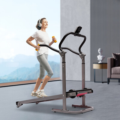 Folding Treadmill With Incline for Home Portable Running Exercise Pink ...