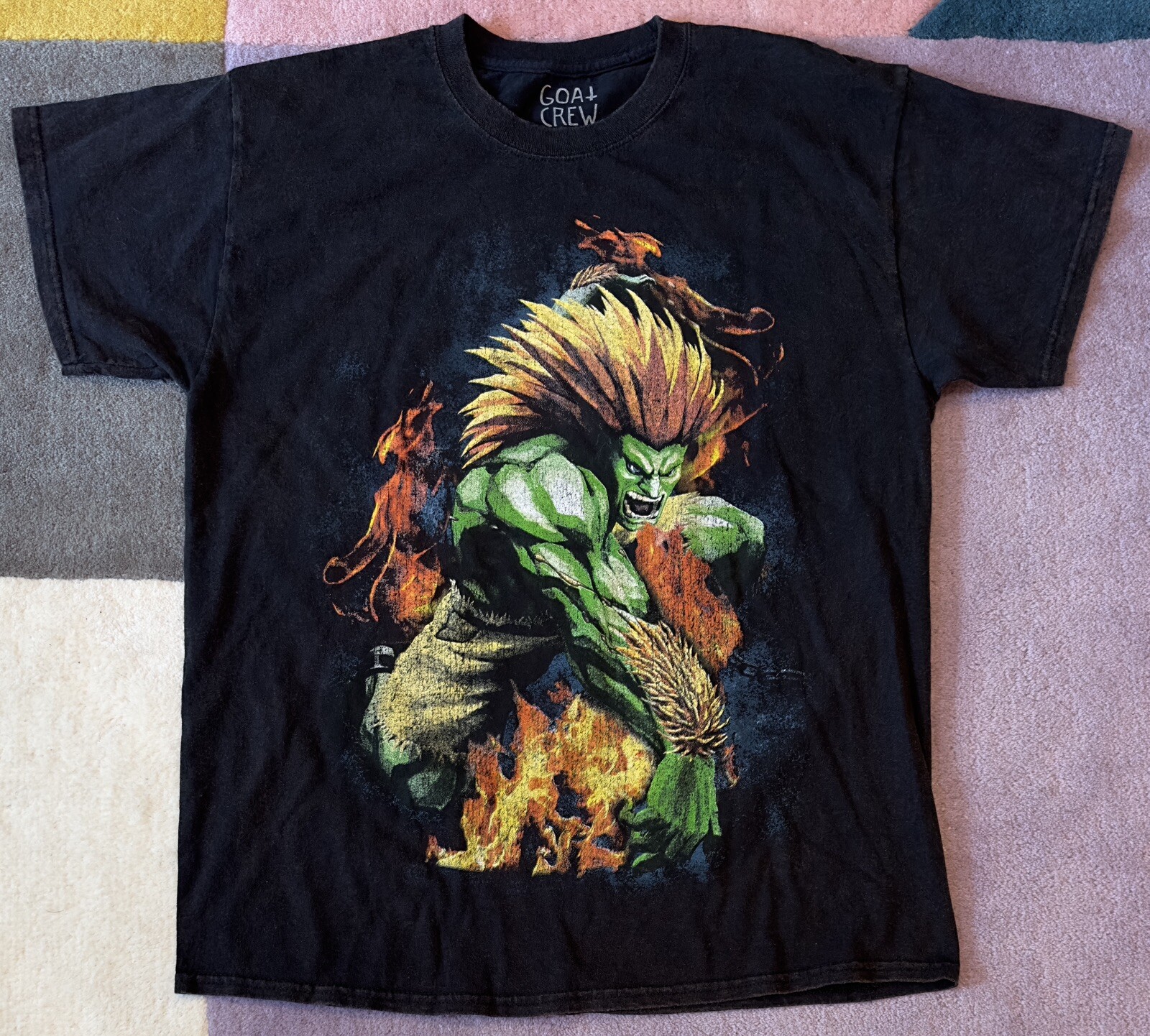 Goat Crew x Street Fighter Blanka Black Shirt Men's s… - Gem