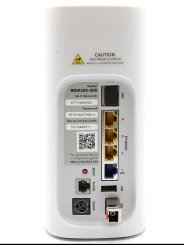 NBS AT&T BGW-320 500 802.11a/n/ac/ax Wireless-ax Integrated/Built-in ...